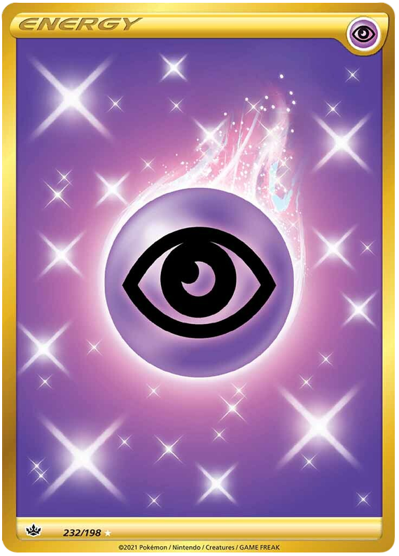 Psychic Energy Chilling Reign 232 Pokemon Card