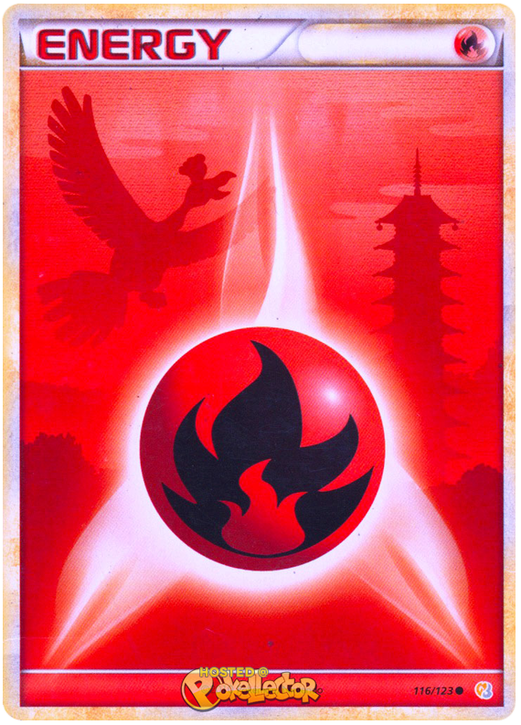 Fire Energy HeartGold SoulSilver 116 Pokemon Card Fire Energy HeartGold SoulSilver 116 Pokemon Card