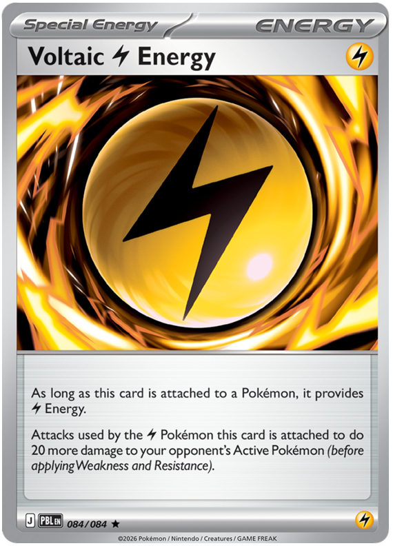 Voltaic Electric Energy - Pitch Black #84 Pokemon Card